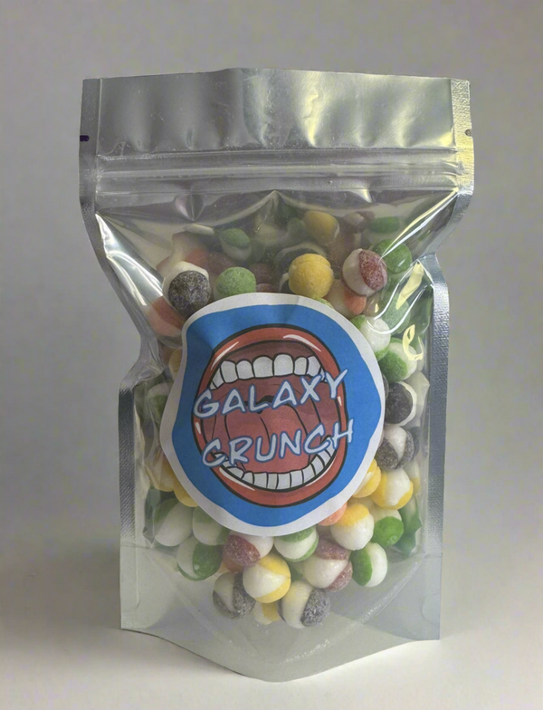 Freeze Dried Sour Rainbow Rounds – Galaxy Crunch