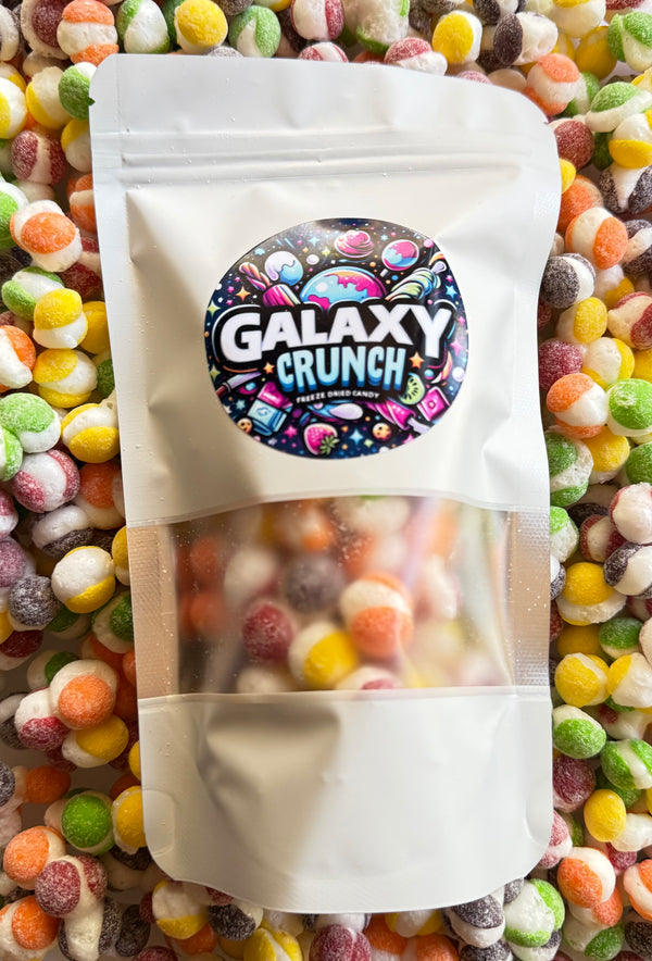 Freeze Dried Sour Rainbow Rounds – Galaxy Crunch